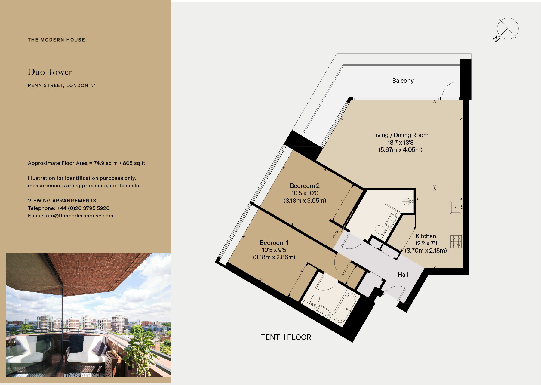 Sold: Duo Tower, Penn Street, London N1